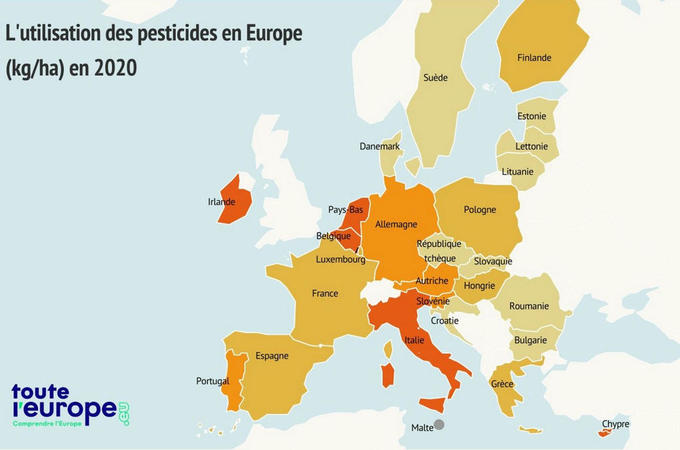EUROPE: Quel pays européen utilise le plus de pesticides ? - CIHEAM